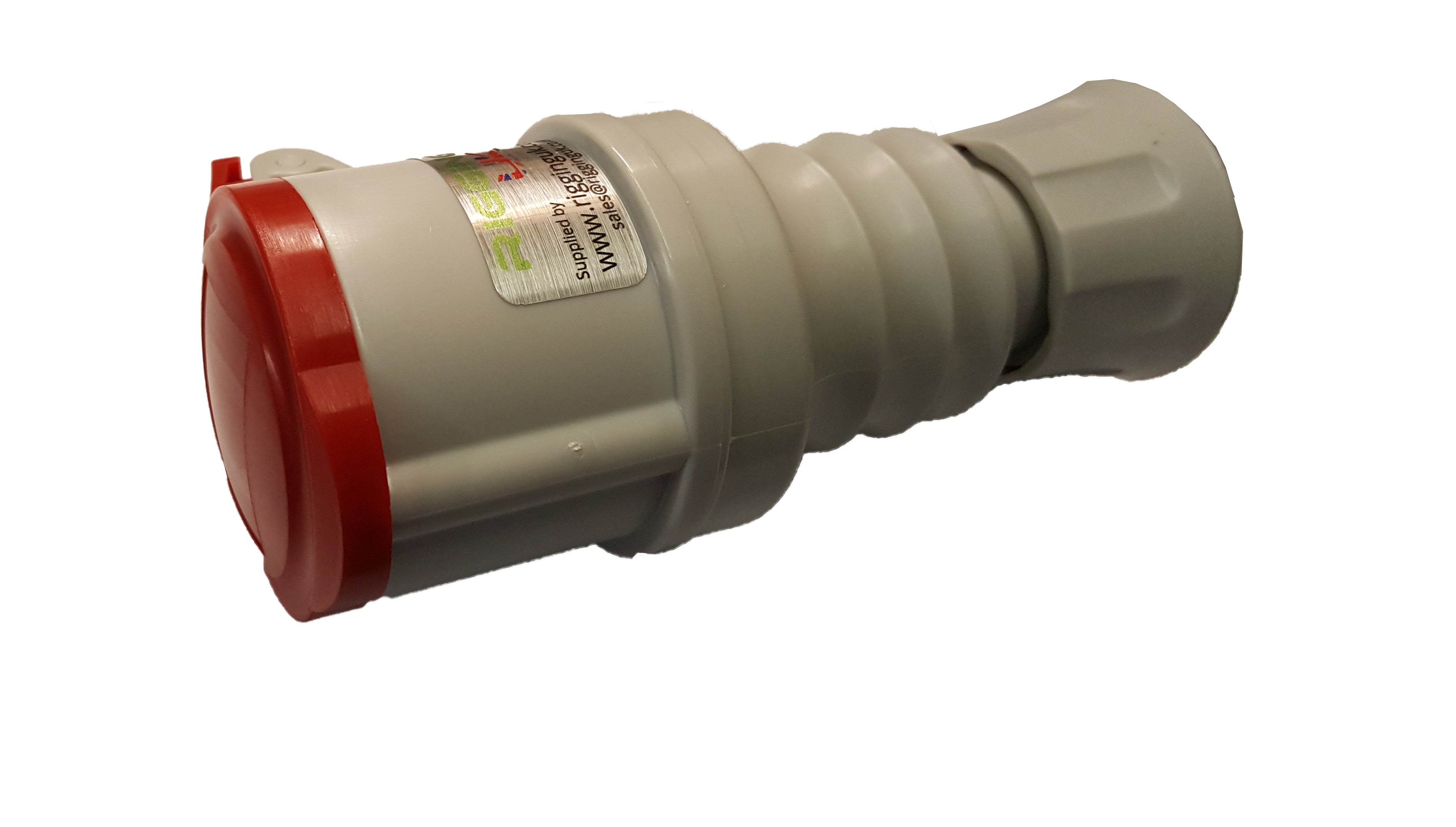 Red Female 16A 4 Pin Socket 400V